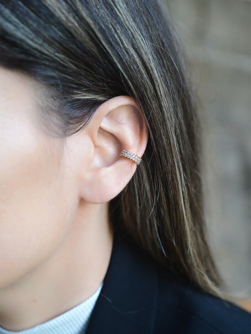 EAR CUFF | ΣΚΟΥΛΑΡΙΚΙΑ πάνω μέρος αυτιού - χωρίς τρύπα | Pikok .gr